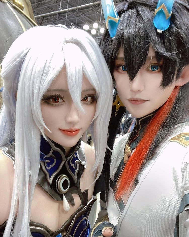 NYCC Sunday Cosplayers at Star rail booth are so pretty 😆 Honkai: Star ...
