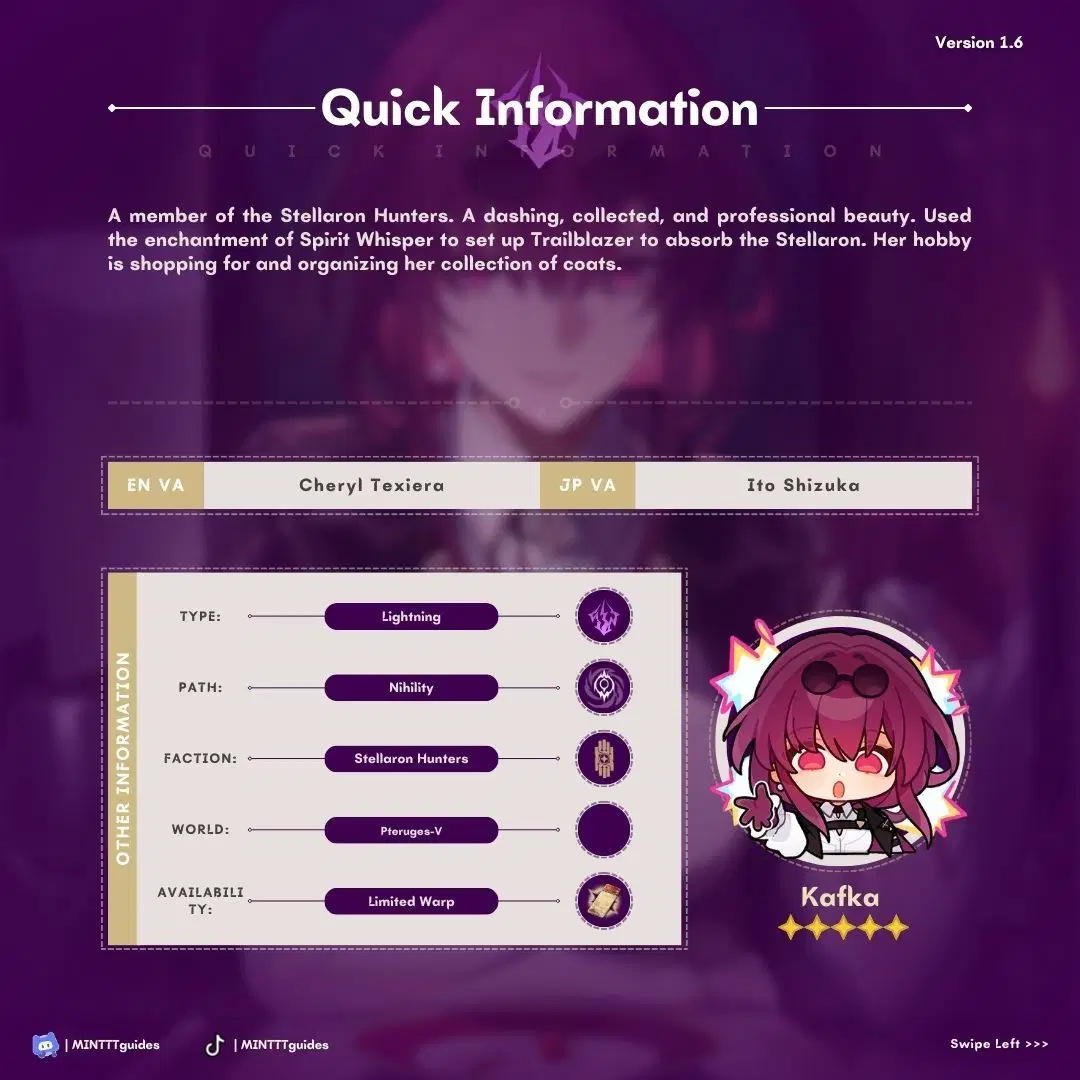 KAFKA - BUILD GUIDE (V1.6) | HONKAI: STAR RAIL [UPDATED] Honkai: Star Rail | HoYoLAB