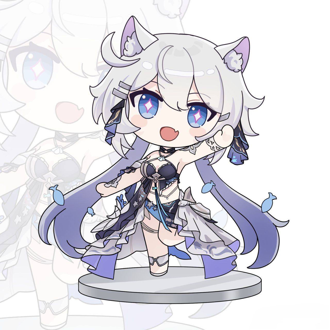 Kiana Summer Cat Chibi Honkai Impact 3rd | HoYoLAB