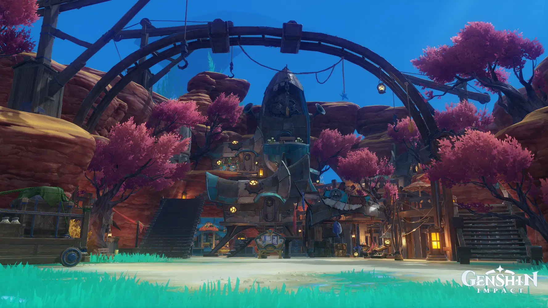 Scrap Town Build in my Serenitea Pot Genshin Impact | HoYoLAB