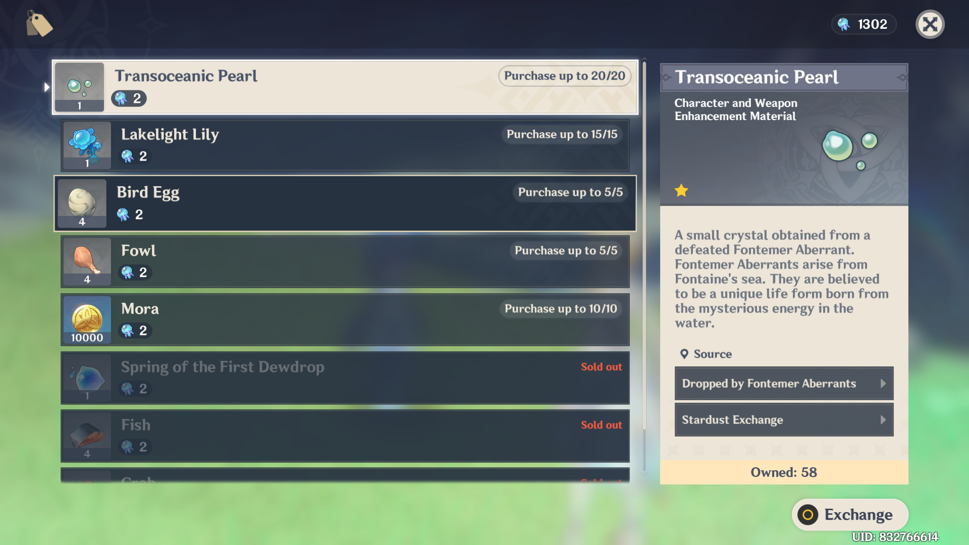 For future furina main, you can echange extra lily if you complete ...