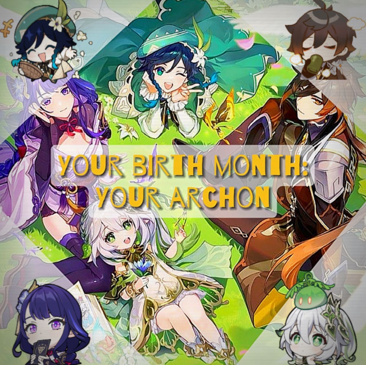 Your birth month: your archon‼️💜 Genshin Impact | HoYoLAB