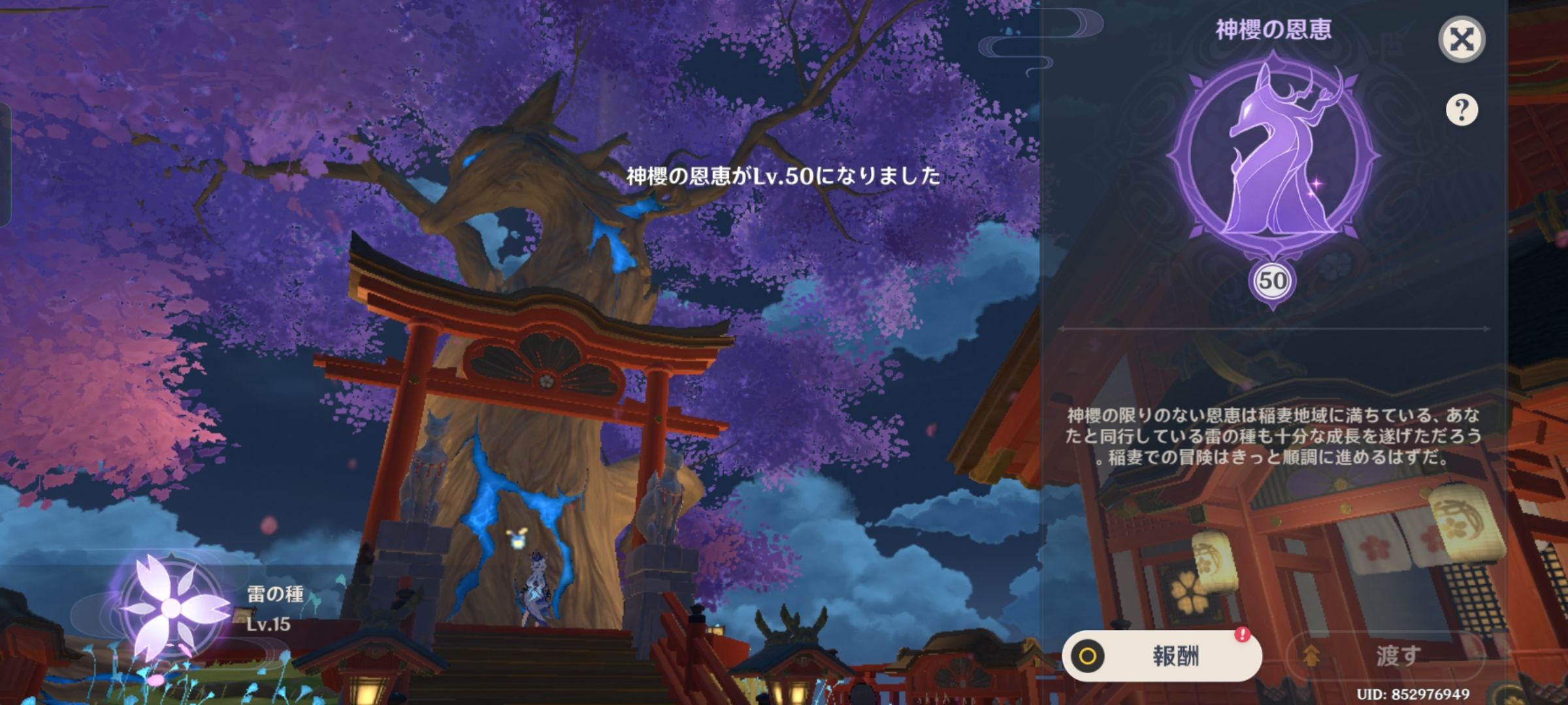 桜の木Lv50記念！ Genshin Impact | HoYoLAB
