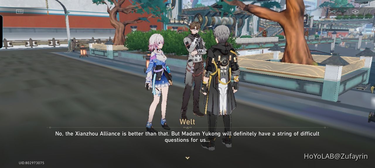 Well...it's better than being asked a math question. ☺️ Honkai: Star ...