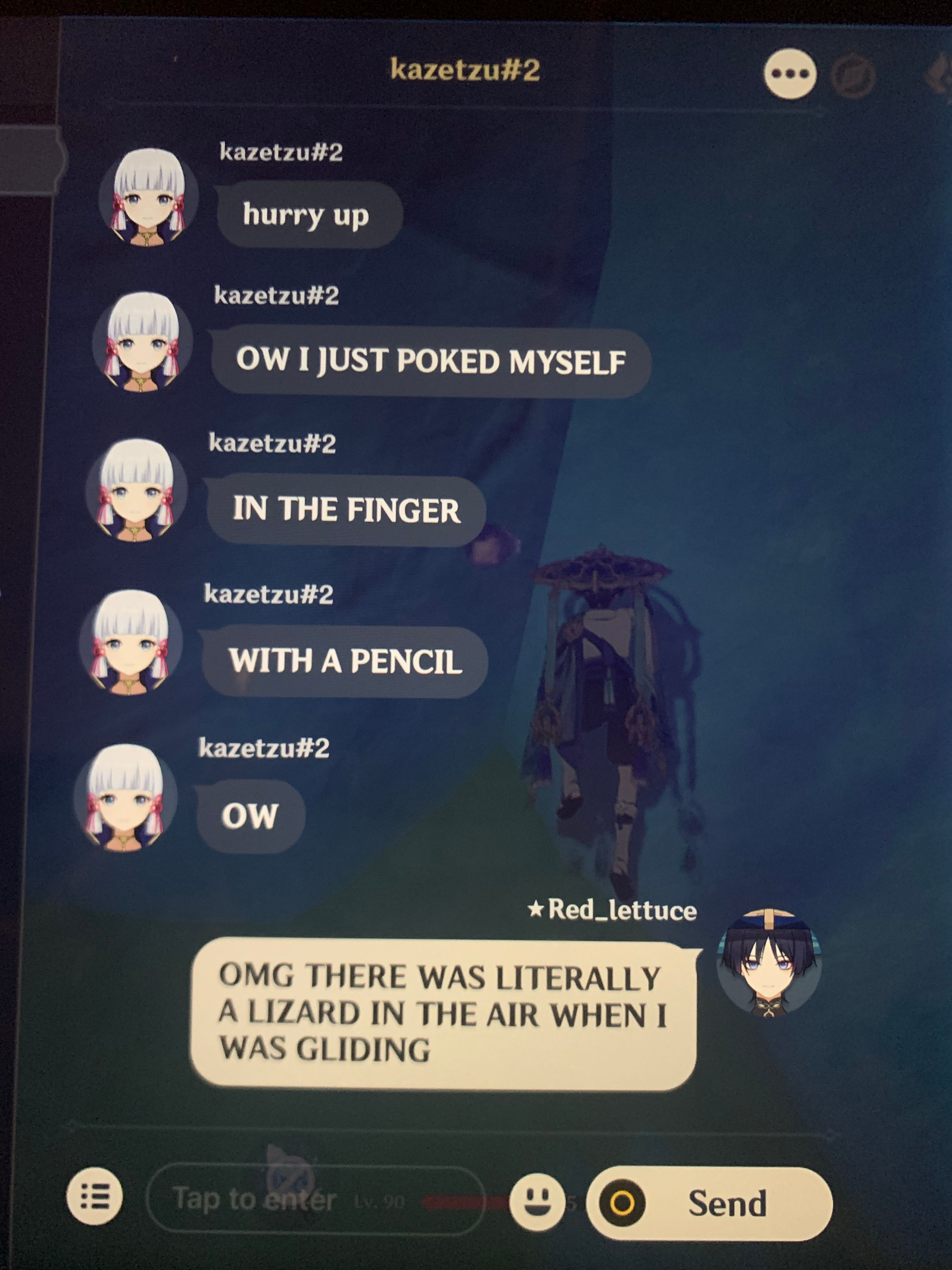 Normal conversation with Kaze Genshin Impact | HoYoLAB