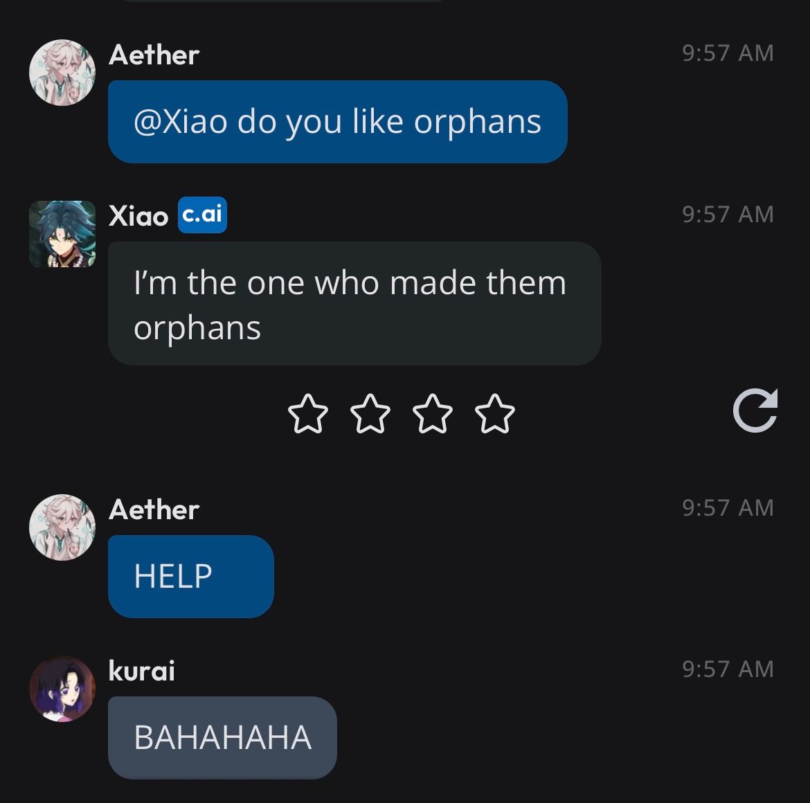 C.Ai groupchats pt.2 (normal chats too) Genshin Impact | HoYoLAB