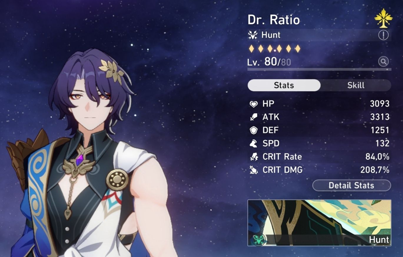 Build Dr. Ratio 100℅ Honkai: Star Rail | HoYoLAB