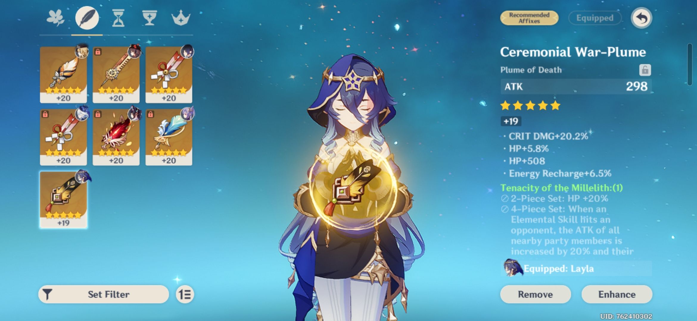 Yeah i was definitely building dps layla Genshin Impact | HoYoLAB