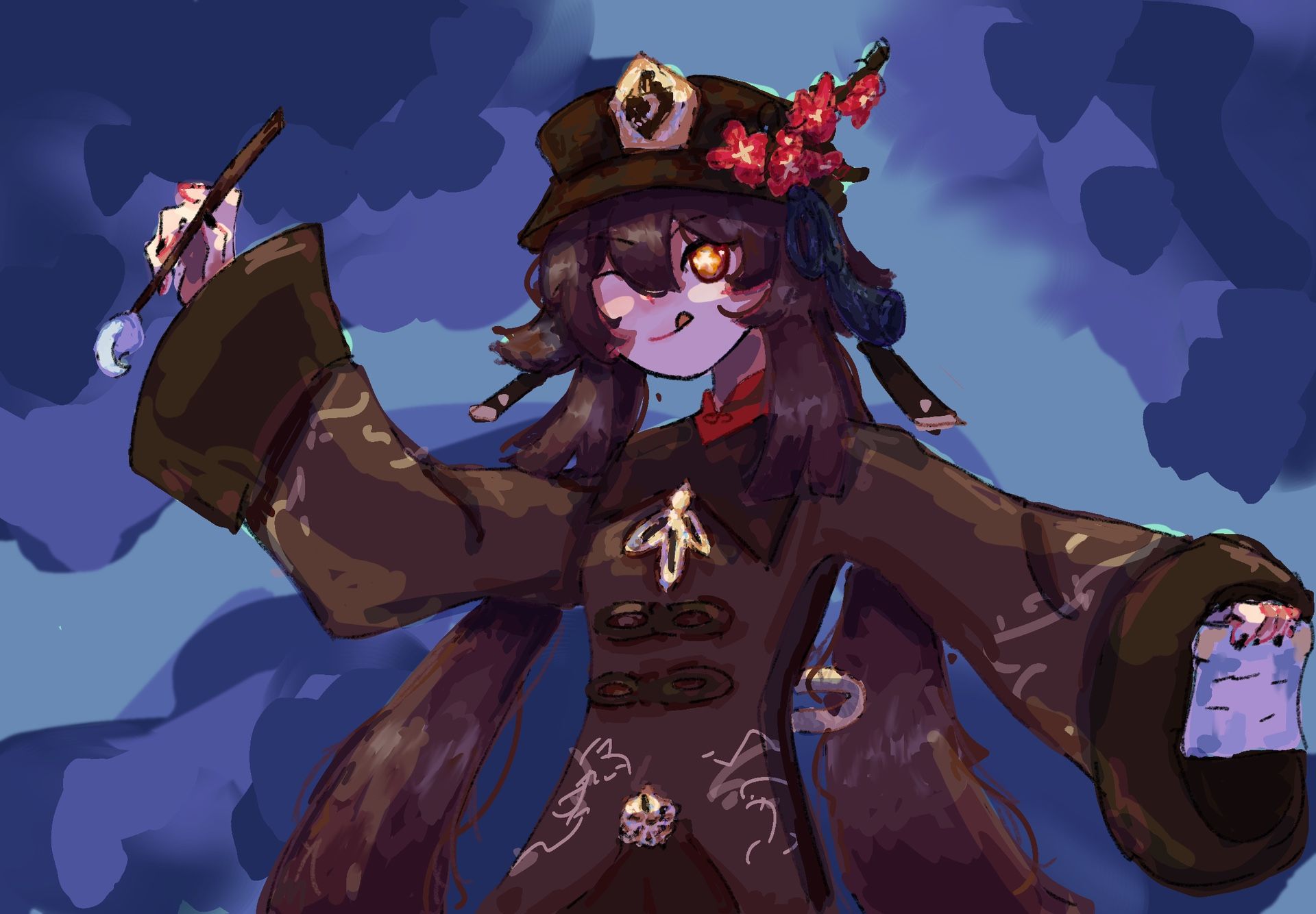 Lil drawing of Hu Tao Genshin Impact | HoYoLAB