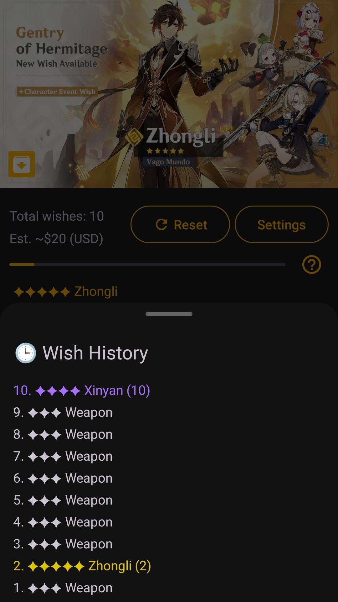 Wishing simulator Genshin Impact | HoYoLAB