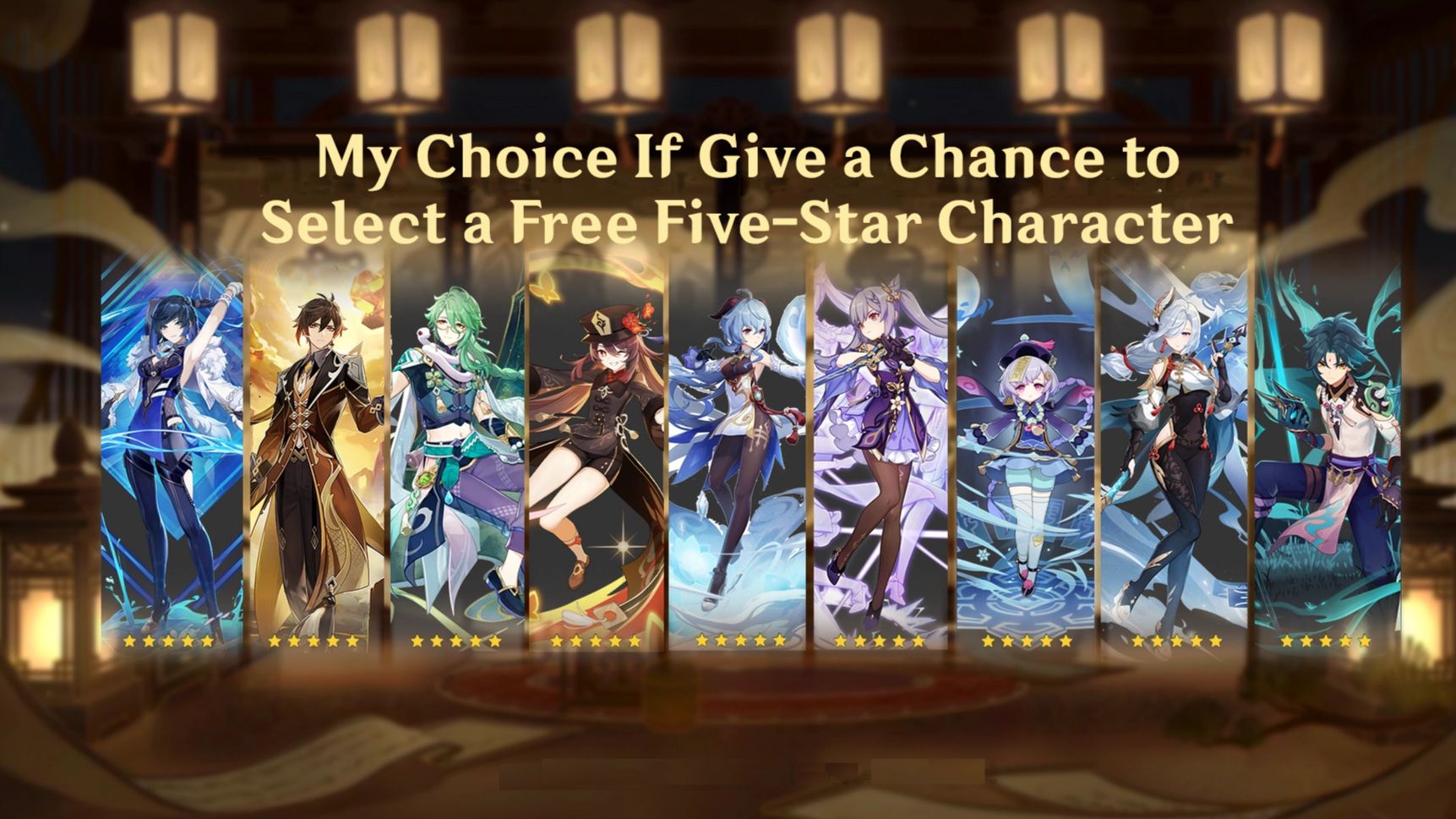 My Choice of a 5-Star Character and Why Genshin Impact | HoYoLAB