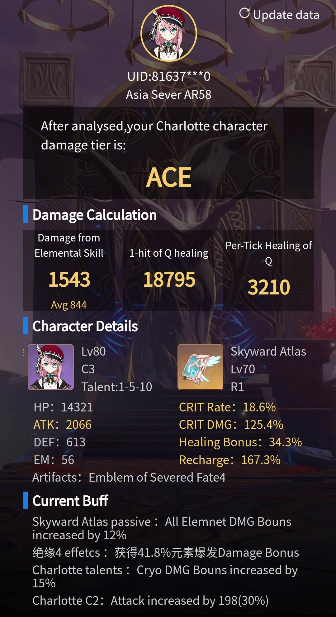 Charlotte Heals a lot. 18k heal Genshin Impact | HoYoLAB