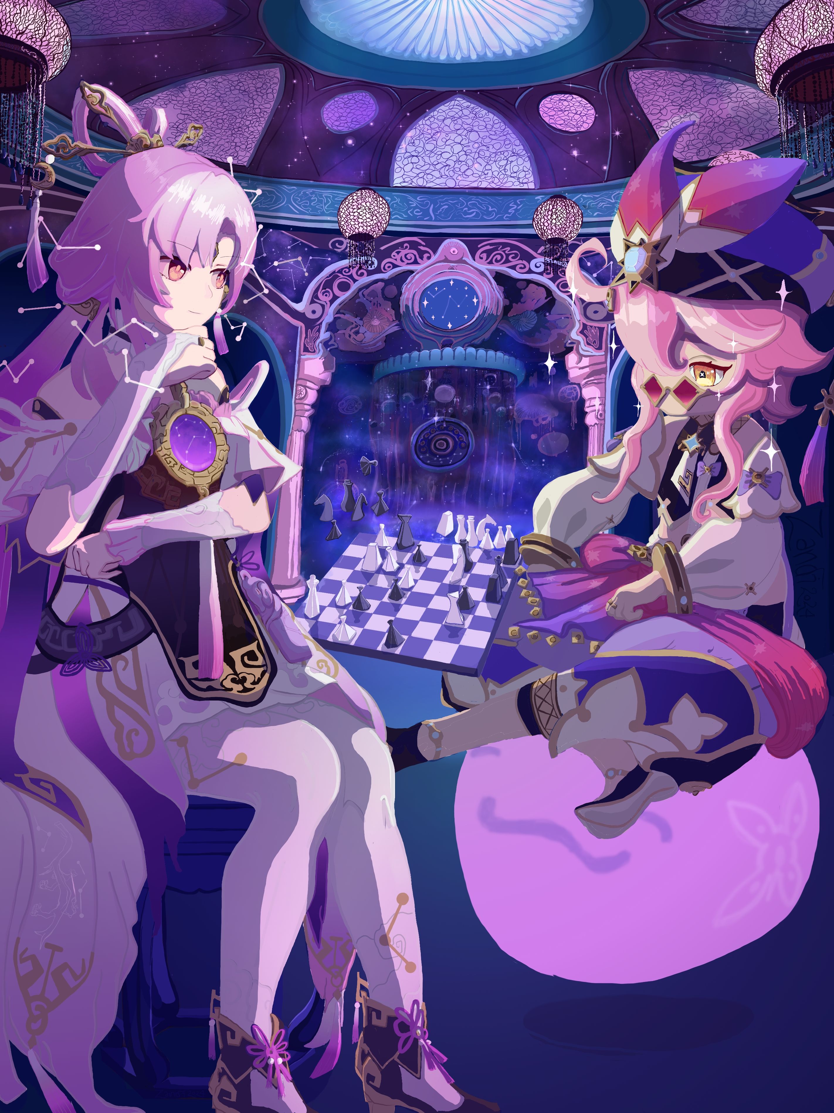 Dori and Fu Xuan : Money vs Divination Genshin Impact | HoYoLAB