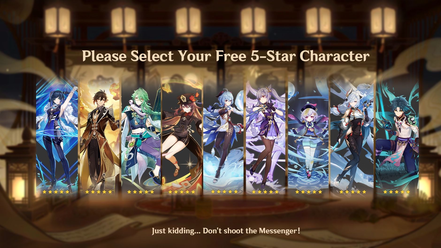 Choose a 5 star Genshin Impact | HoYoLAB