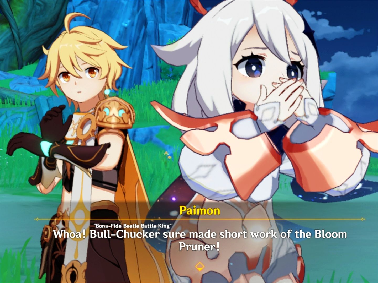 Aether and Paimon Genshin Impact | HoYoLAB