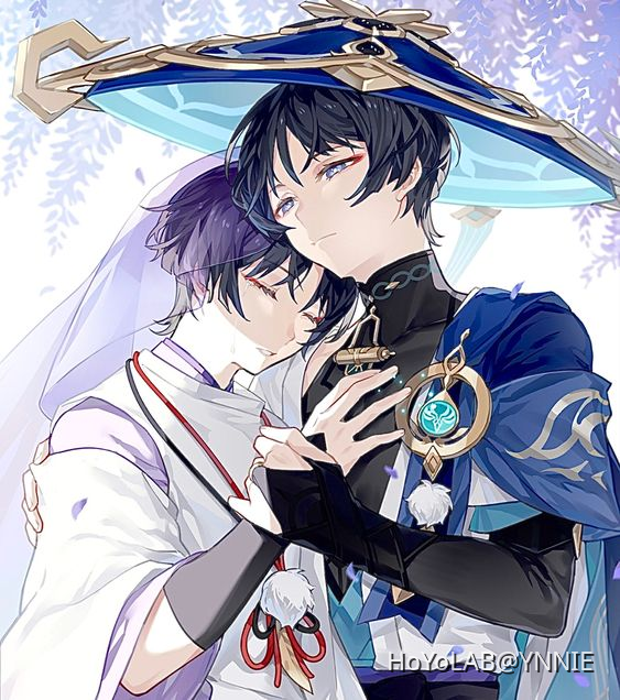 WANDERER/SCARAMOUCHE FANART/ART PT 2 FOR THE SIMPS!!! Genshin Impact ...