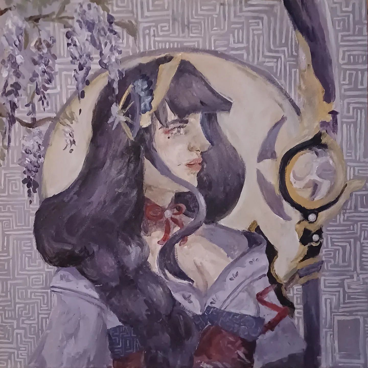 Raiden shogun painting Genshin Impact | HoYoLAB