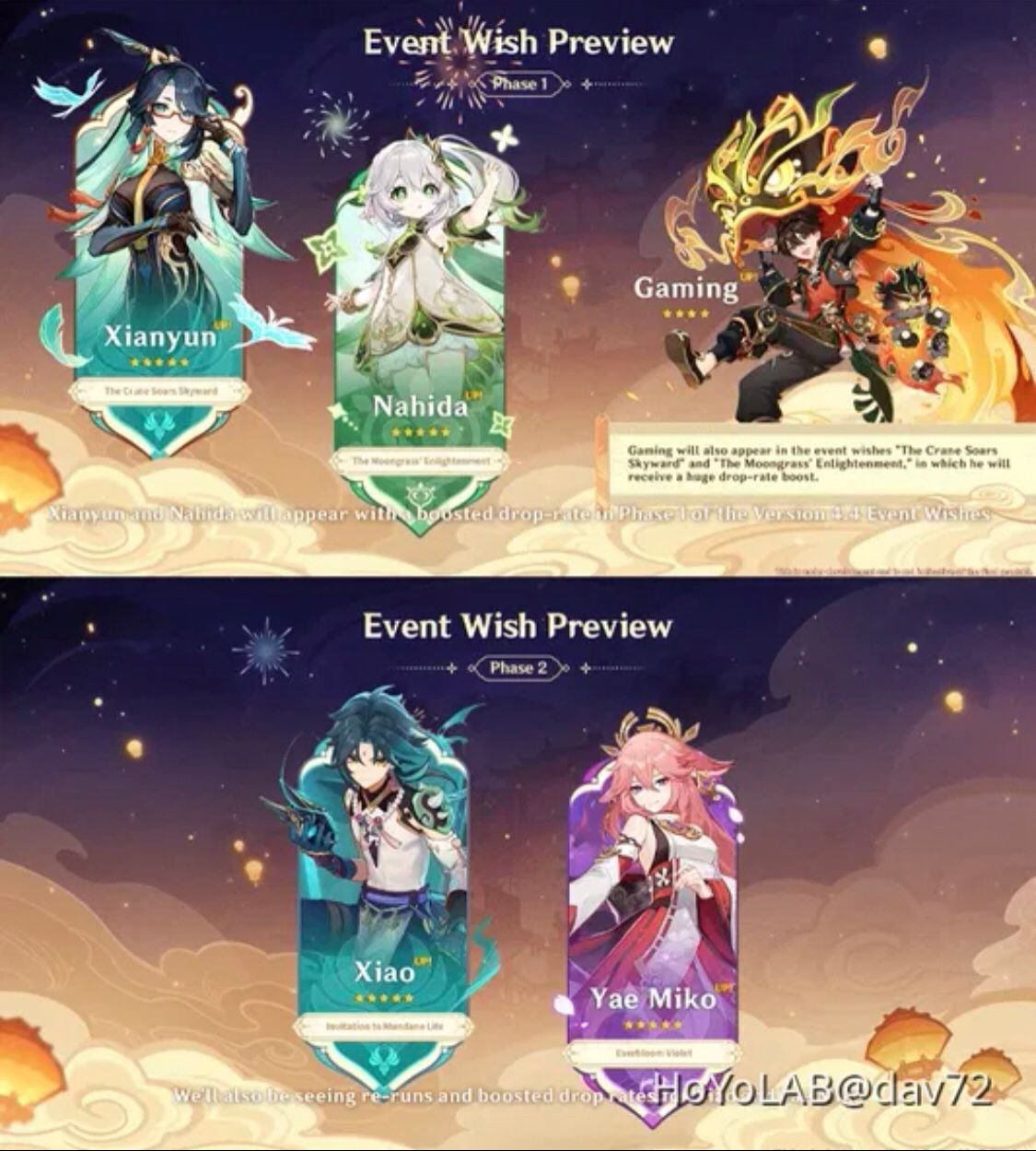 New wish characters Genshin Impact | HoYoLAB