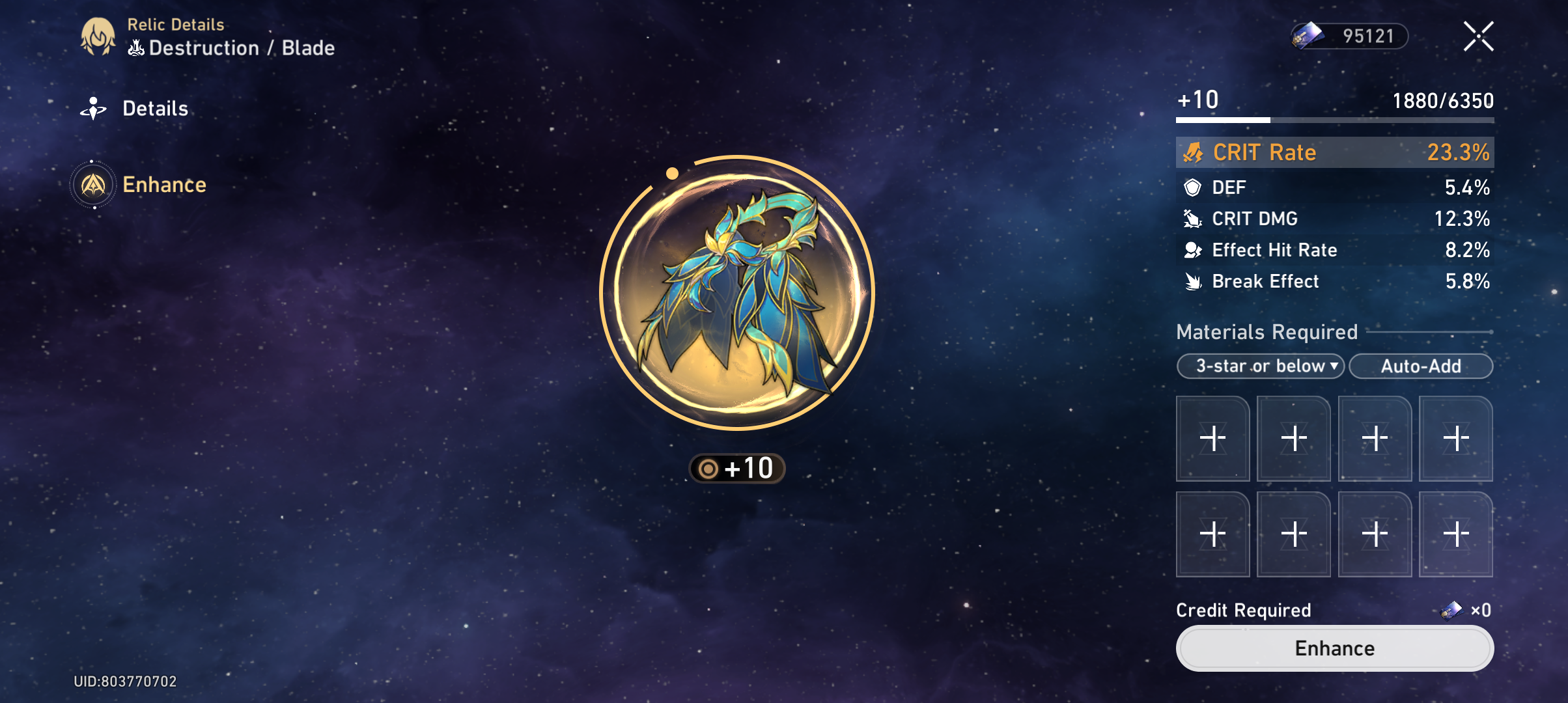 finally nice relic for blade Honkai: Star Rail | HoYoLAB