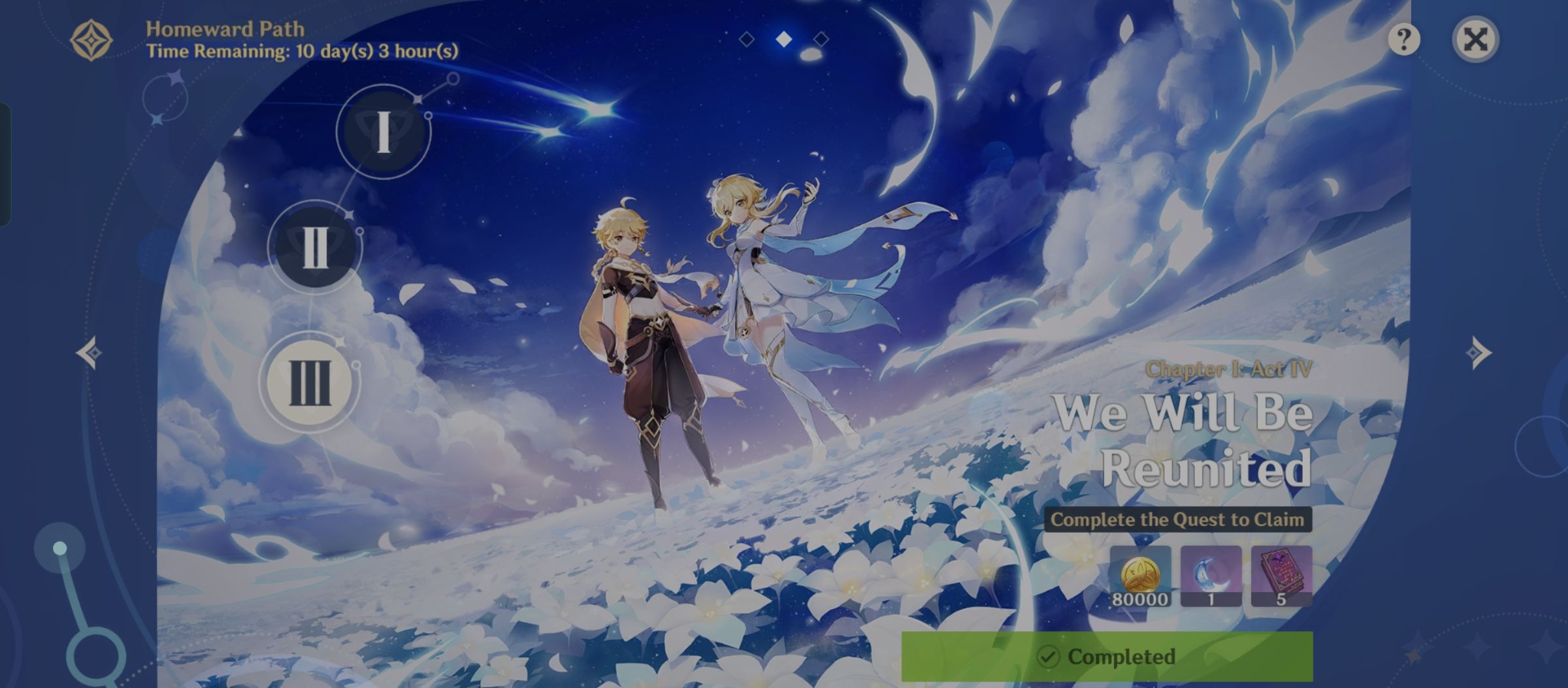 Jhonell Traveler (Nhel/Aether Character) Archon Quests HOMEWARD PATH ...