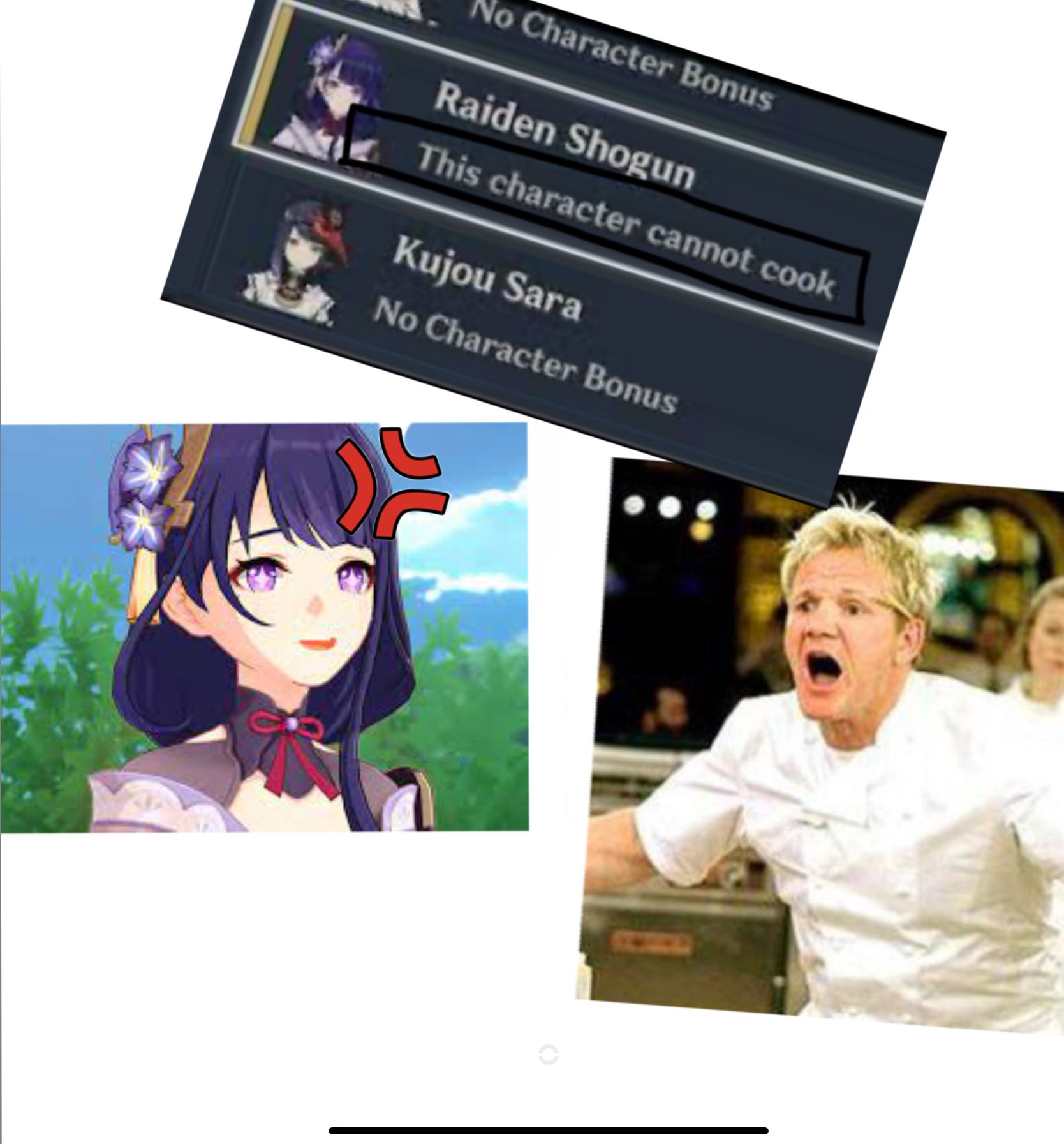 POV Raiden can’t cook Genshin Impact | HoYoLAB