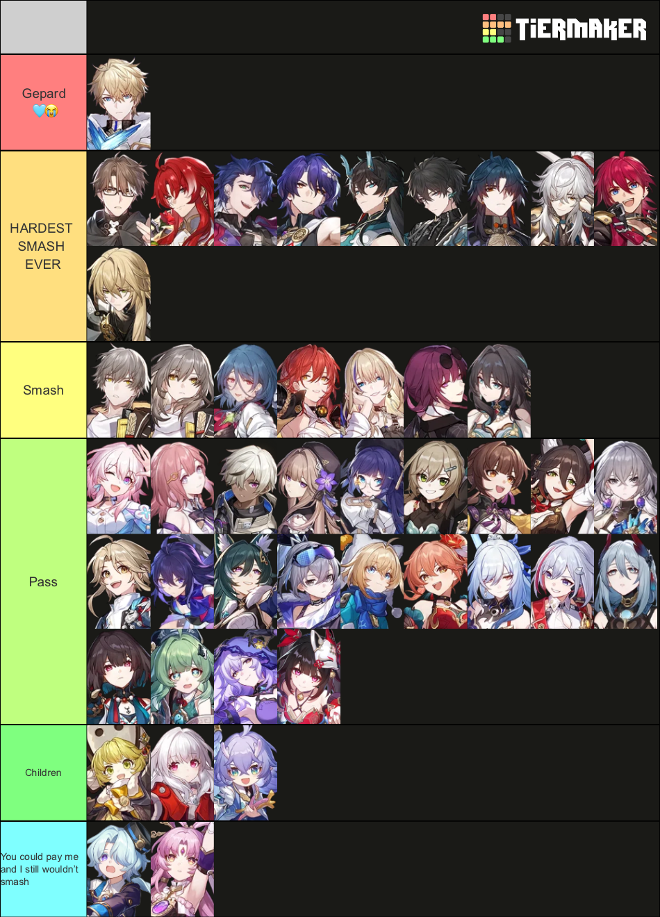 My HSR smash or pass Honkai: Star Rail | HoYoLAB