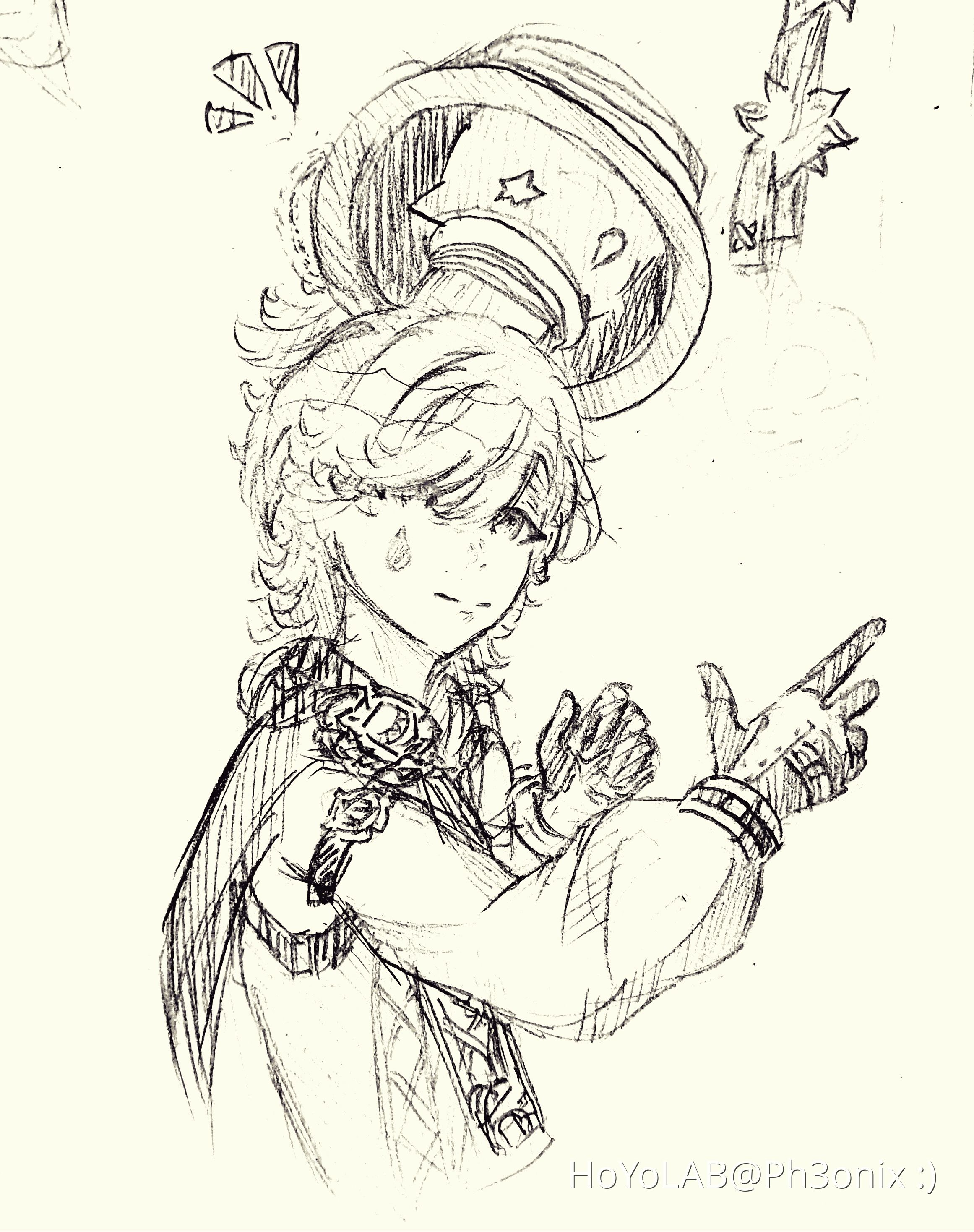 Lyney+Kazuha doodle and (pjsk)🥲 Genshin Impact | HoYoLAB