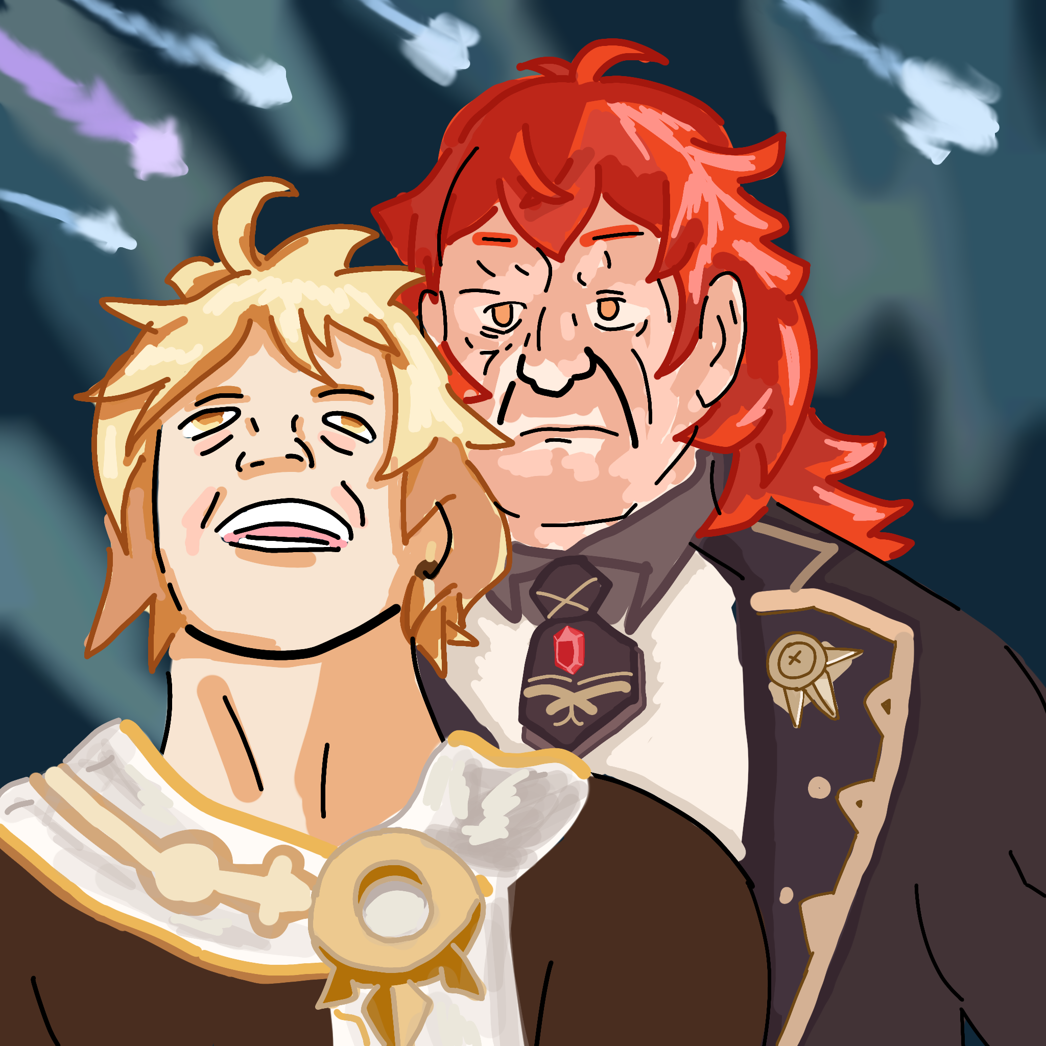 Recreating Memes using Characters I lost 50:50 to | #3: Diluc Genshin ...