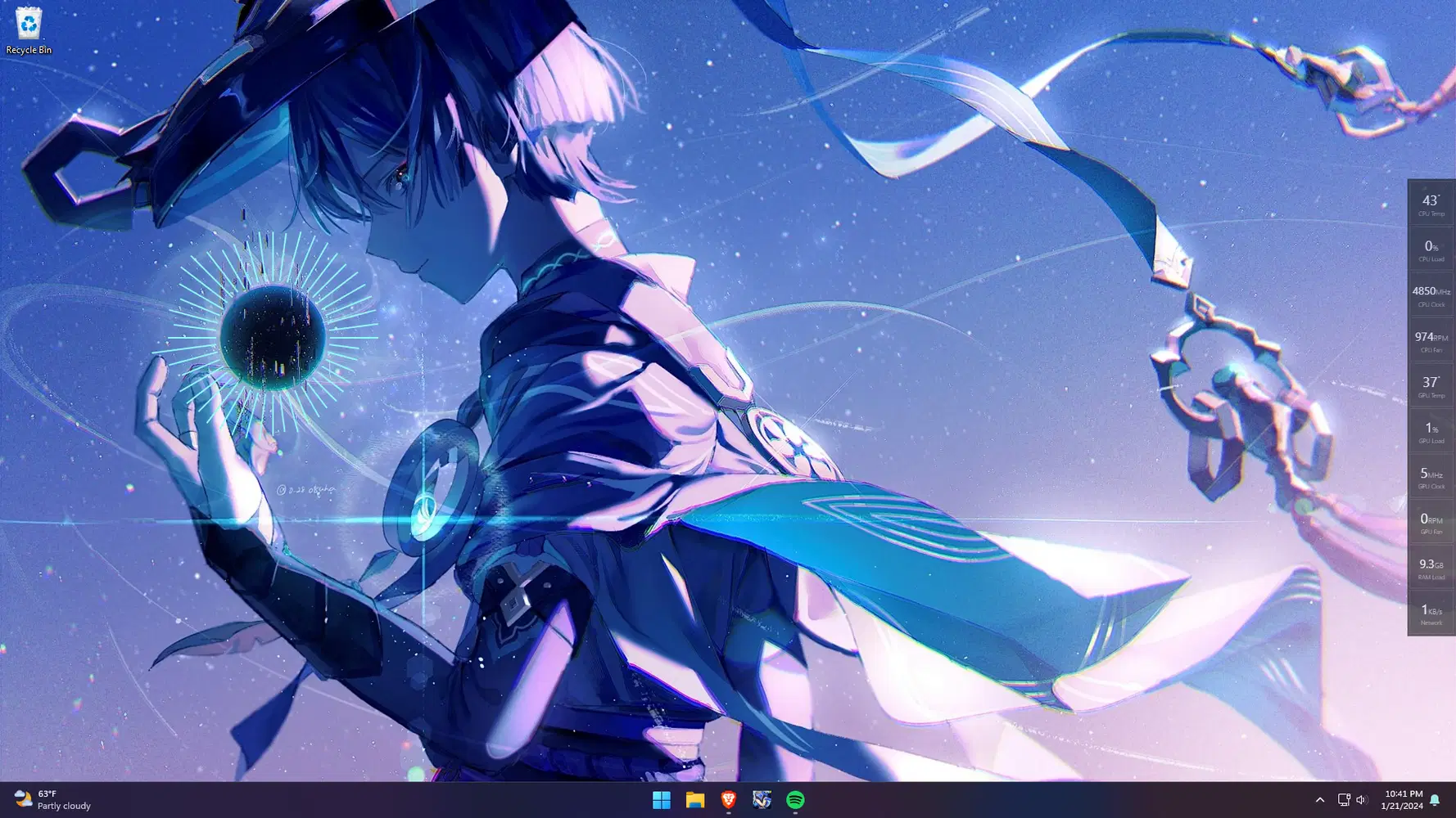 anime dancer desktop