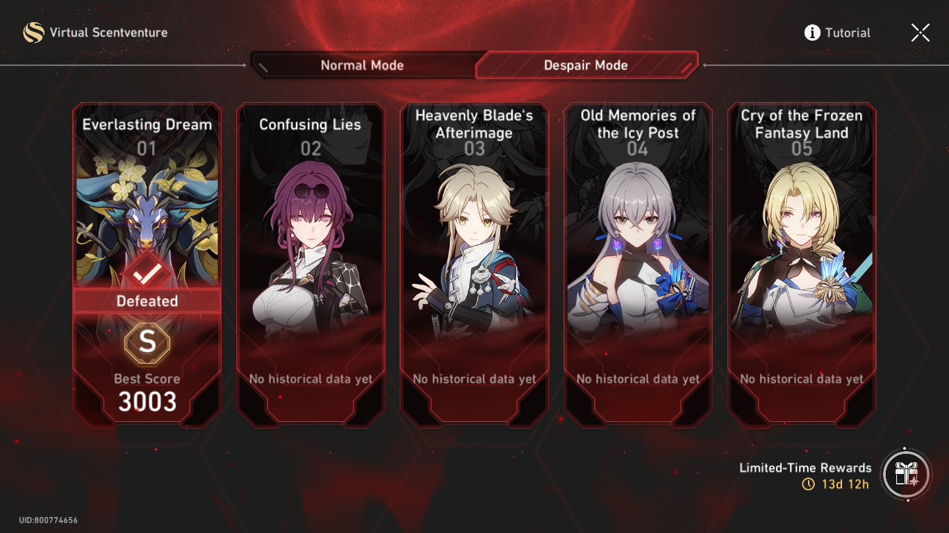 HSR - Would You Do The "Extra Challenges" If They Award Medals/Titles/Emblems? [Despair Mode ...