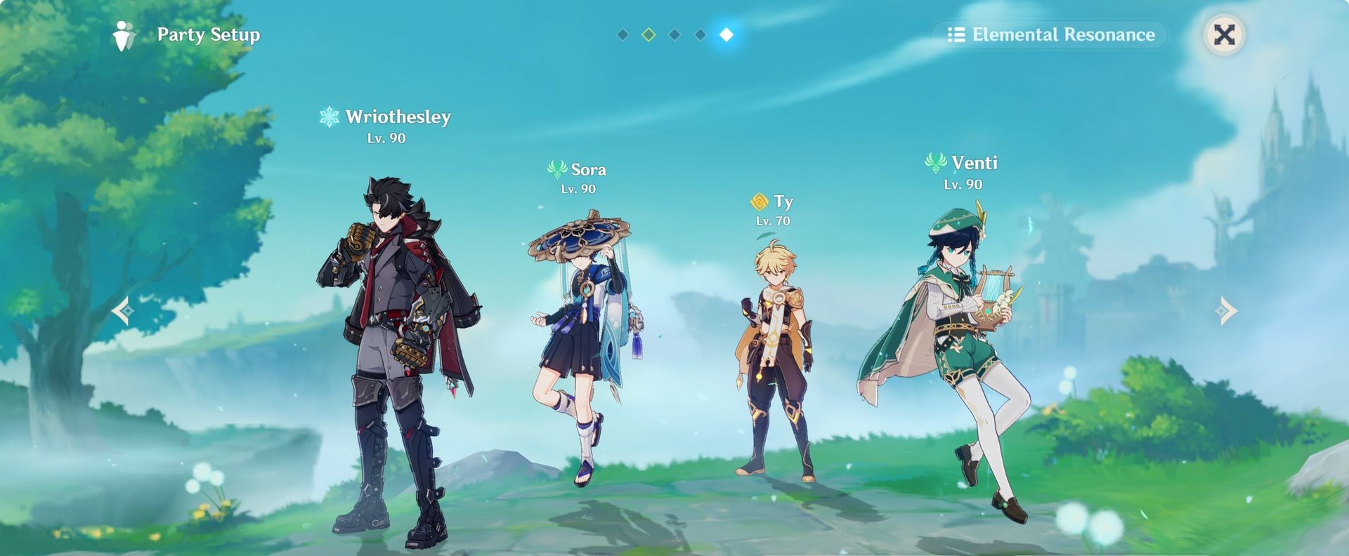 The characters I use for exploration! Genshin Impact | HoYoLAB