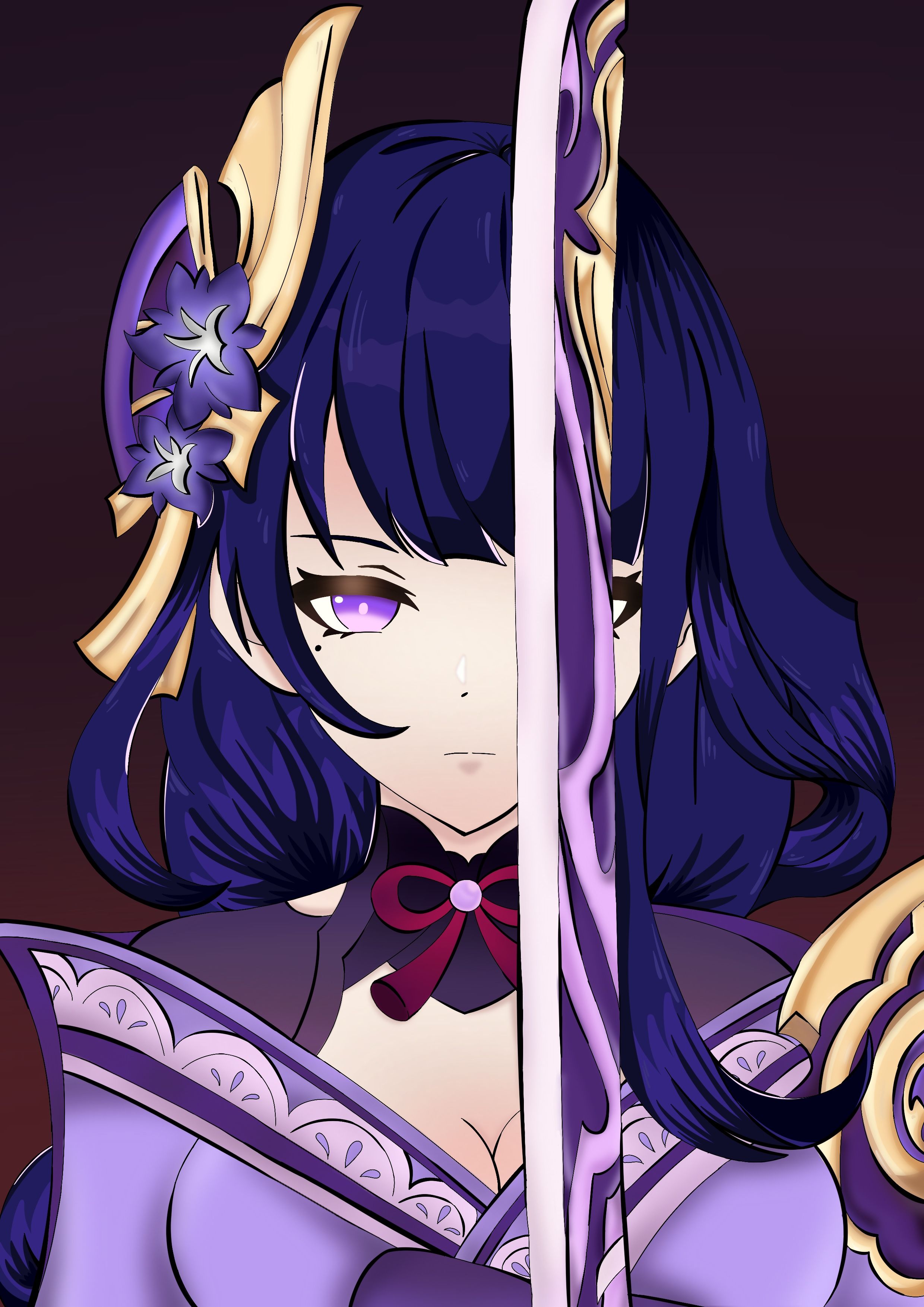 Raiden fan art Genshin Impact | HoYoLAB