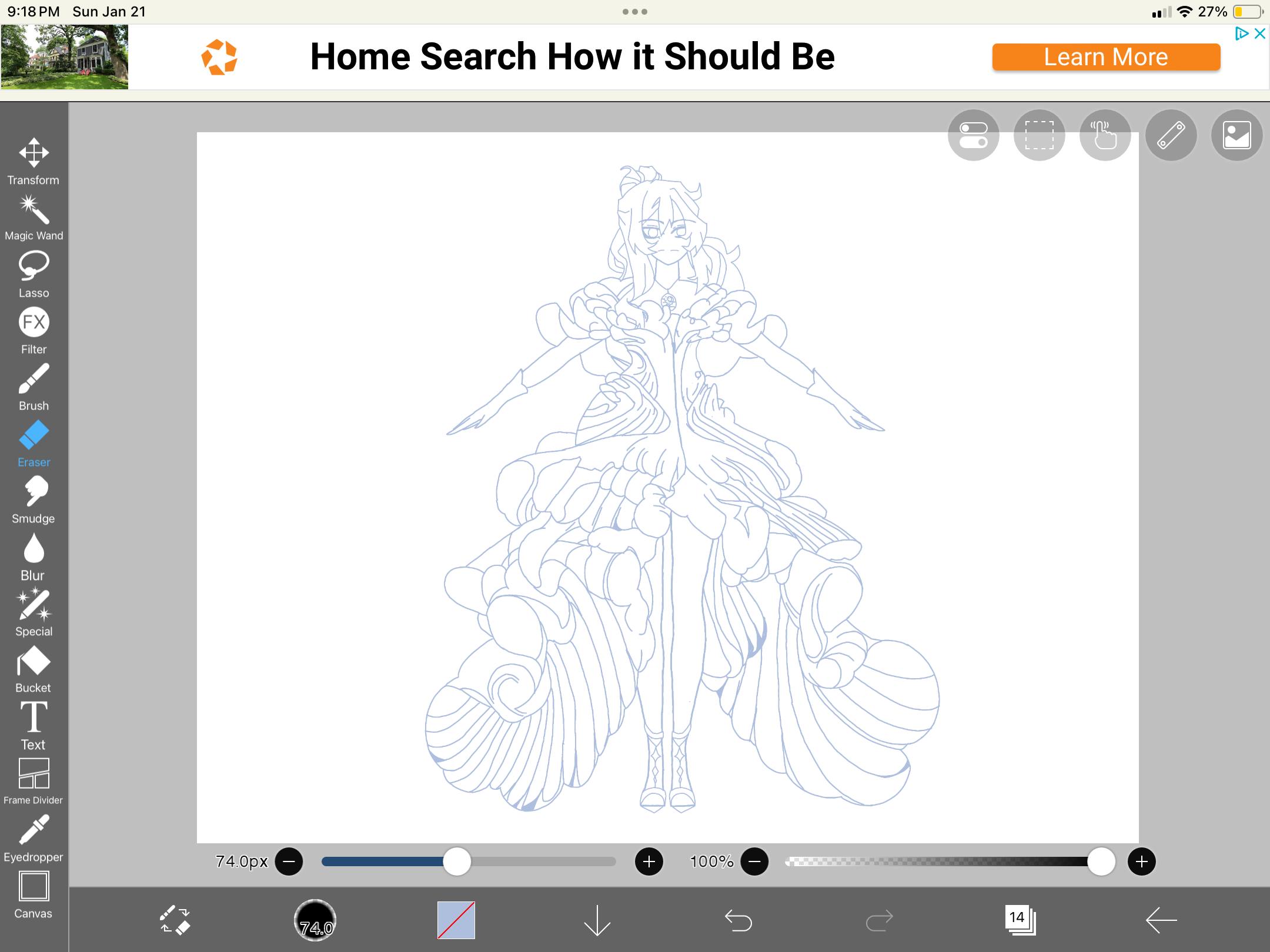 Full outline of the oc WIP | HoYoLAB