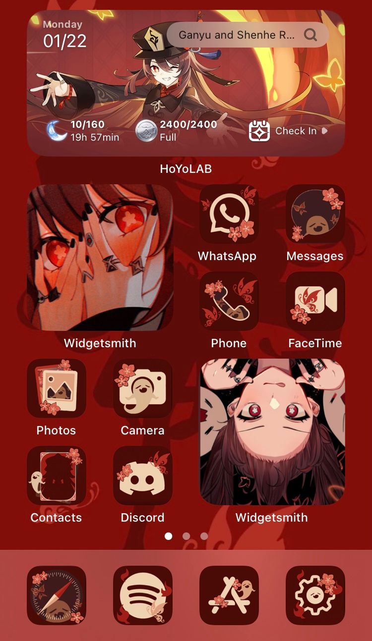 Hu Tao phone theme! ️ ️ Genshin Impact | HoYoLAB