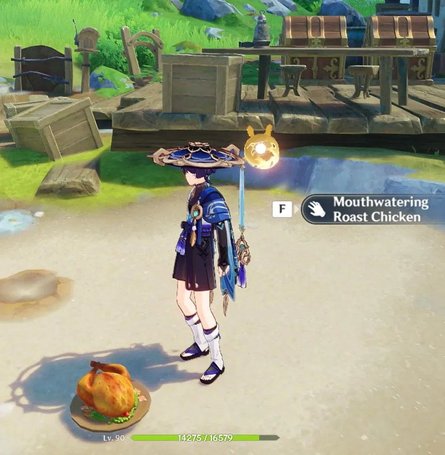 REAL REACTION OF SCARA WHEN I PICKED UP THAT FOOD Genshin Impact | HoYoLAB