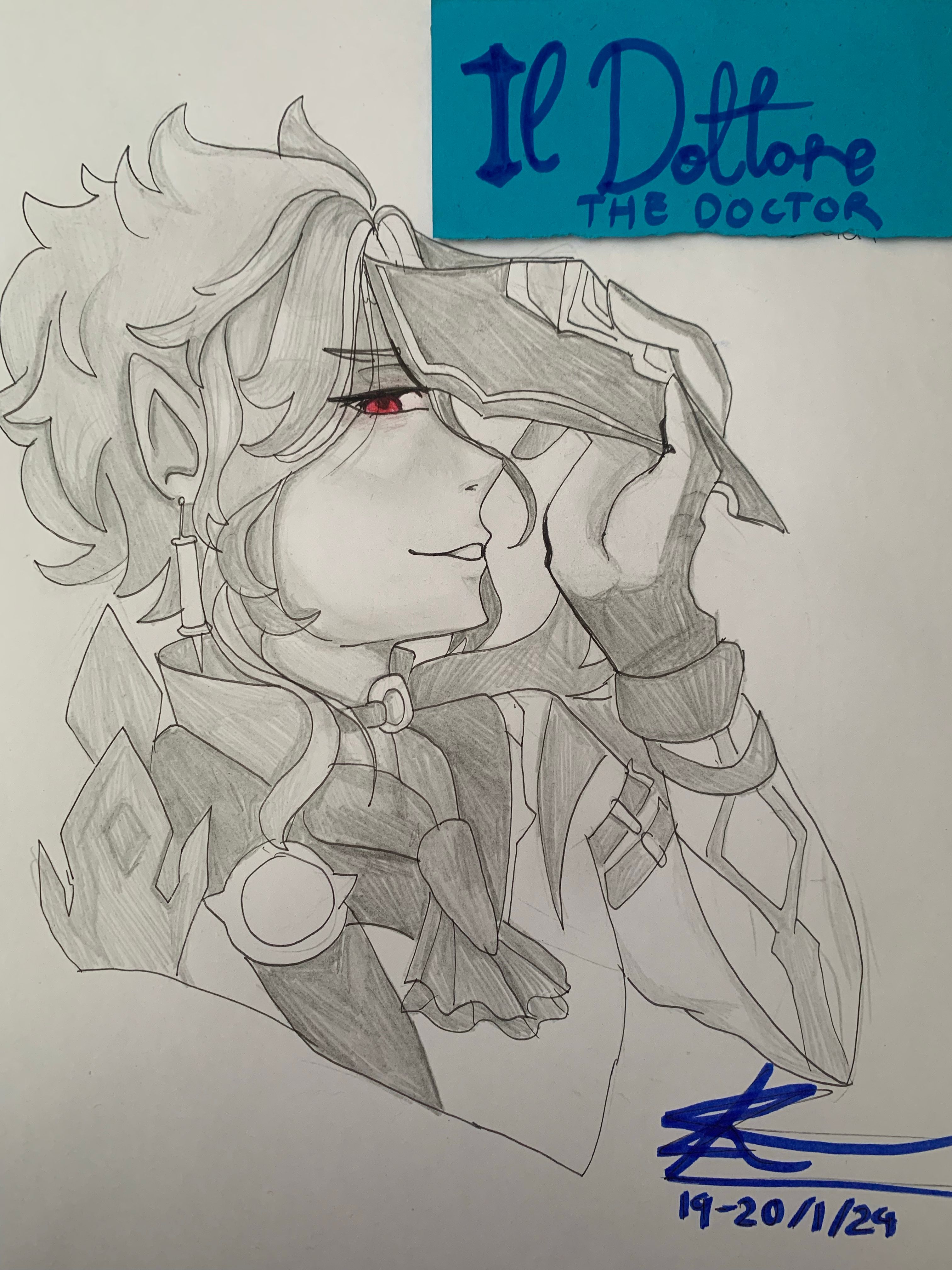 Dottore Doodle Genshin Impact | HoYoLAB