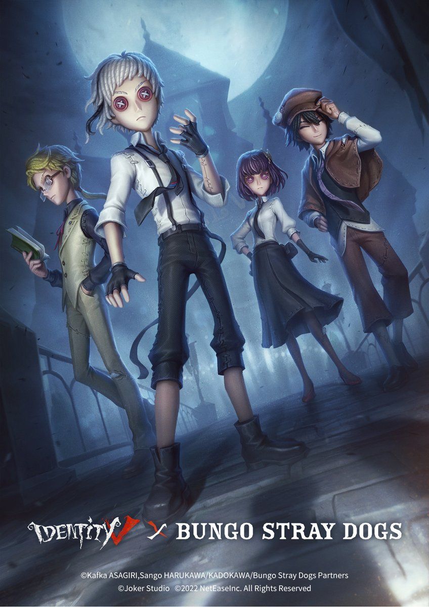 I'll never get over the Identity V and Bsd crossover | HoYoLAB
