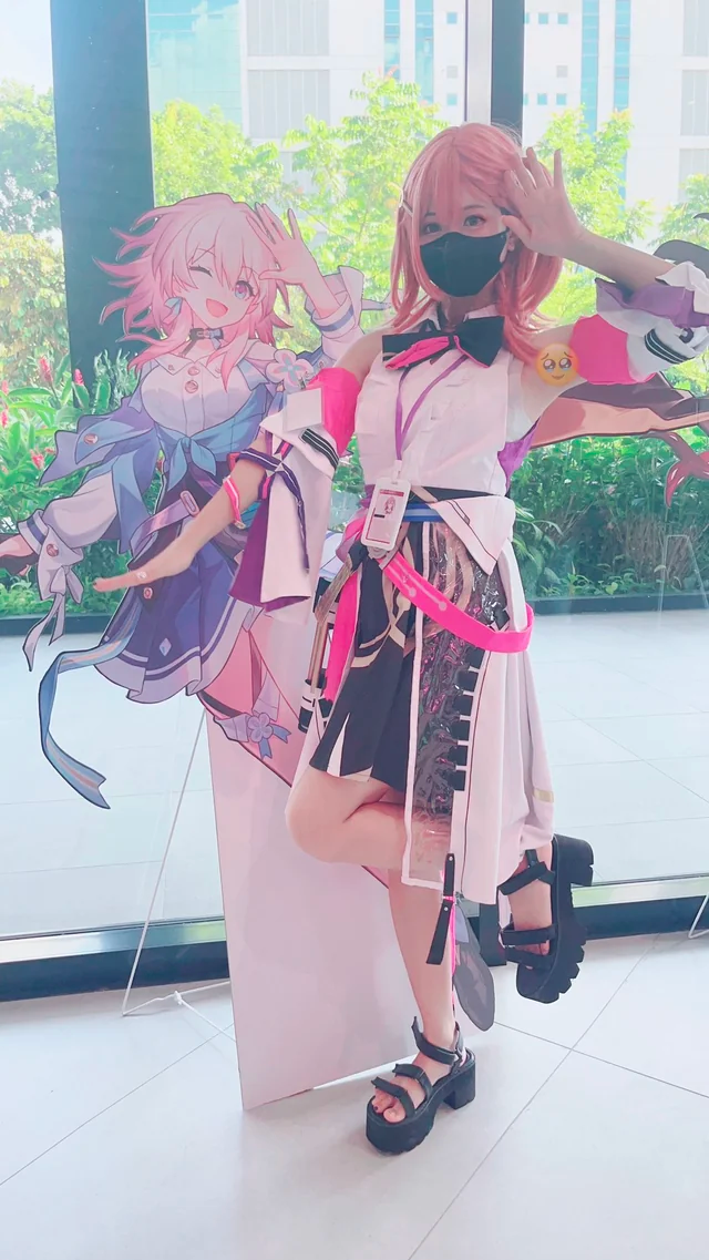 Did an Asta cosplay! 🩷 Honkai: Star Rail | HoYoLAB