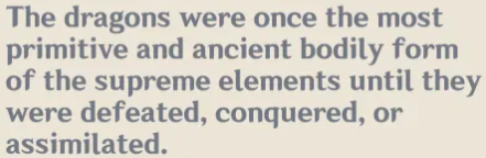 On the question of Primordial One stealing dragon's power, and the ...