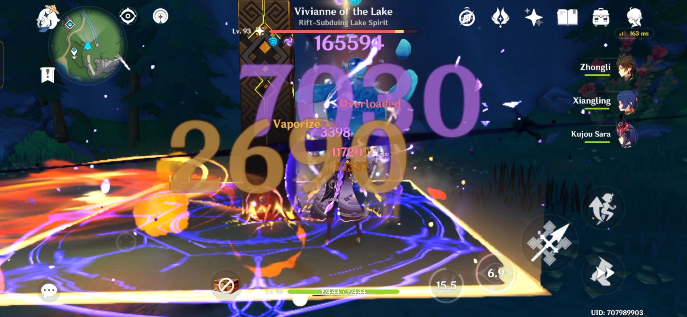 C2 Raiden max DMG 165594 (need better artifacts) Genshin Impact | HoYoLAB