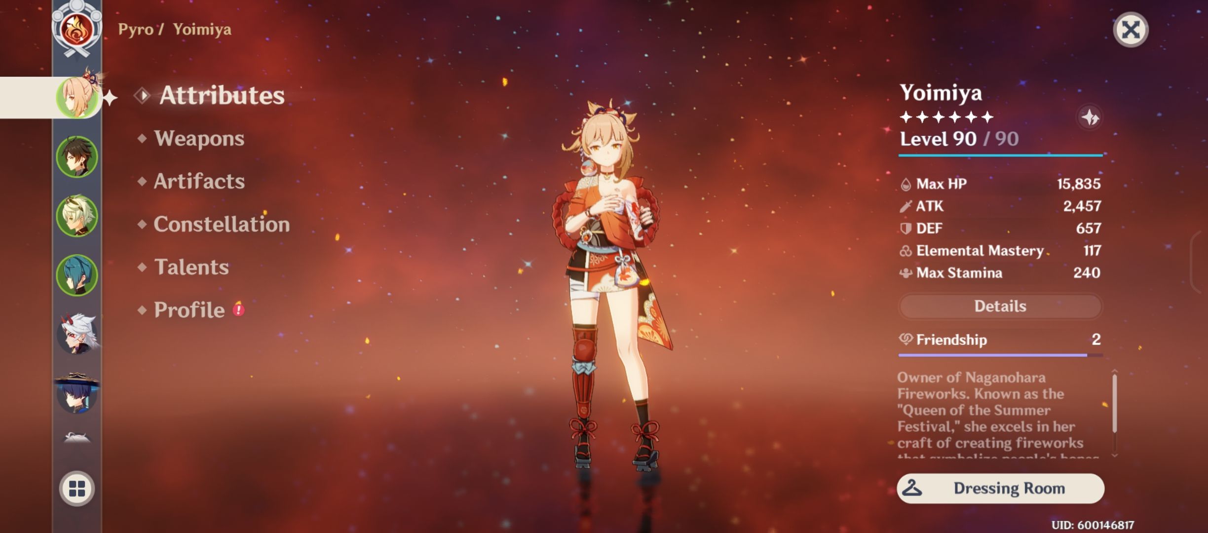 Fellas, is my yoimiya build look good enough to you? Genshin Impact ...