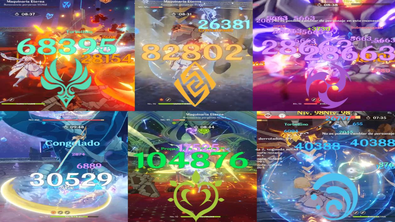 ABISMO 12 FULL ESTRELLAS CON LUMINE DPS ANEMO, GEO ELECTRO, DENDRO, HYDRO Y FÍSICA!!! Genshin ...