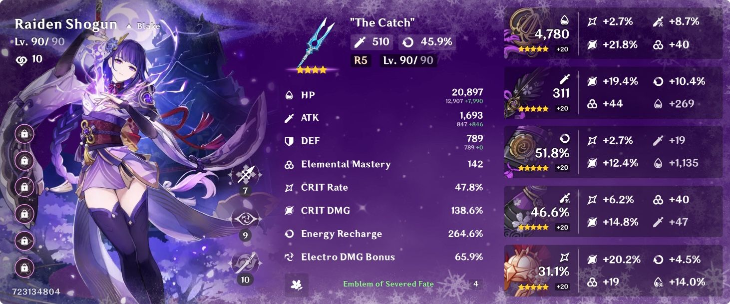 Raid…..Atk/ER sands Genshin Impact | HoYoLAB