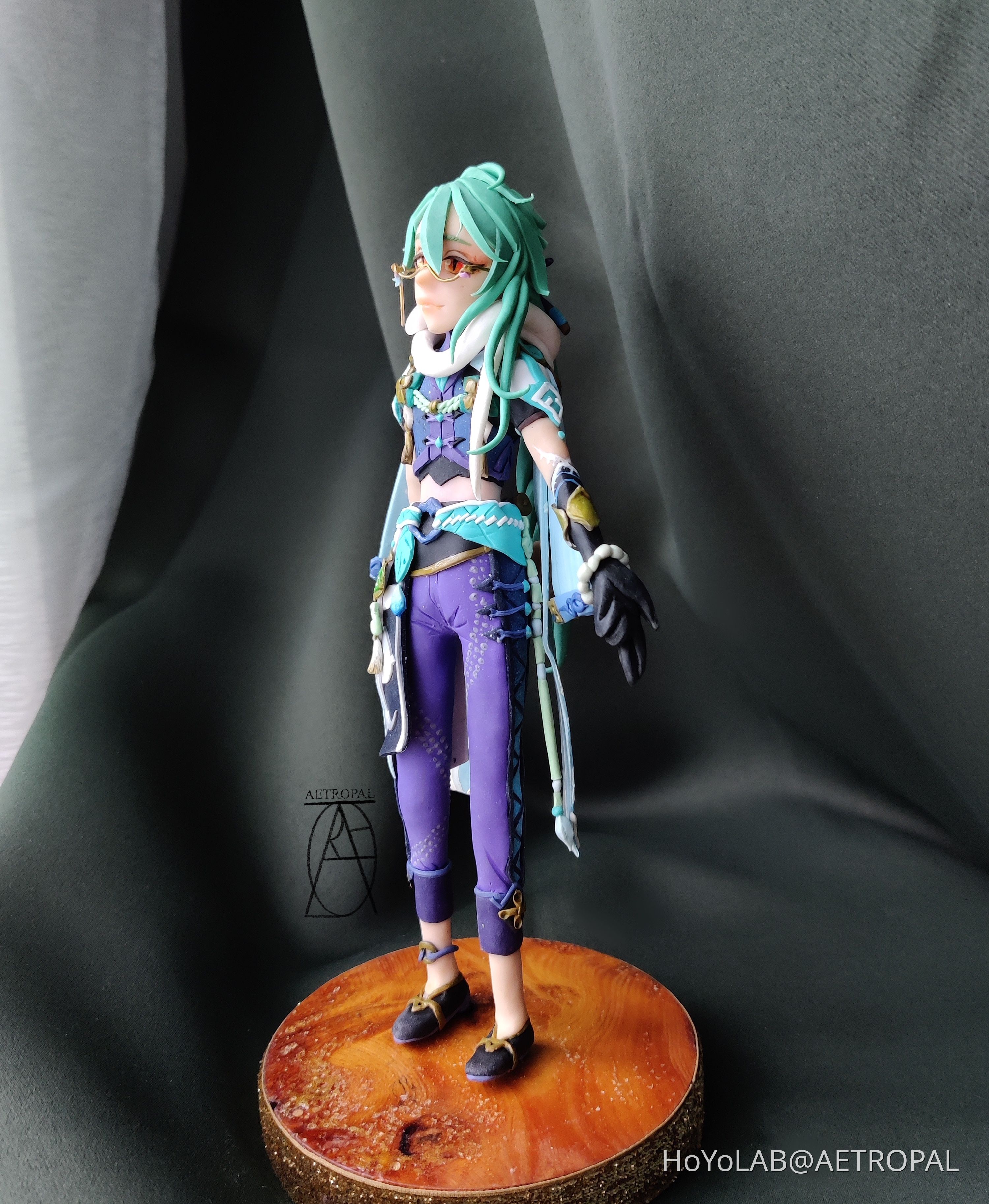 Handmade Baizhu clay figure Genshin Impact | HoYoLAB