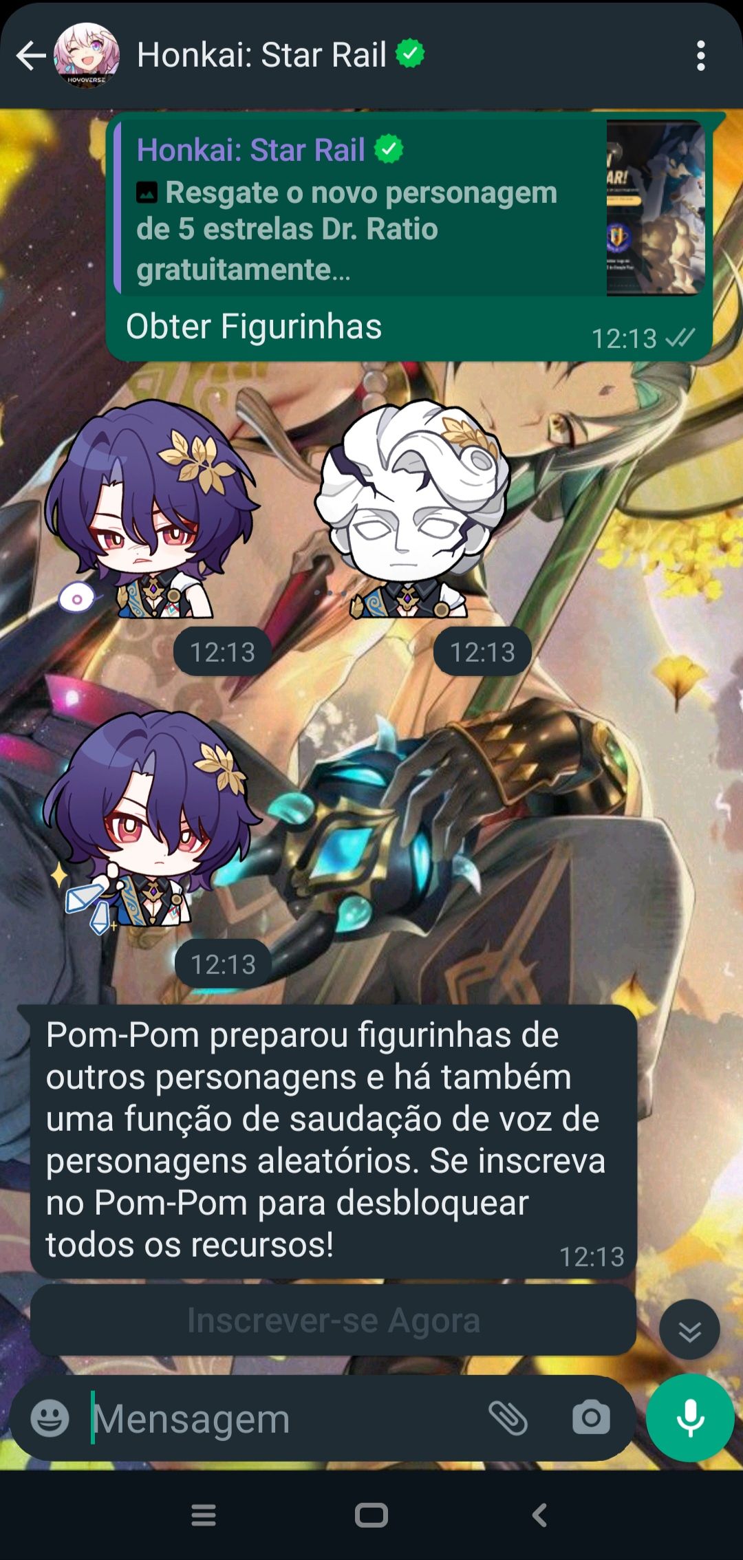 Recebi mensagem do Honkai no whats | HoYoLAB