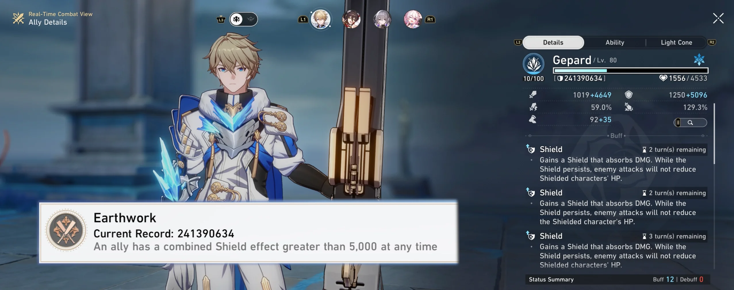 Damage Showcases are out of fashion.. so here's a 240 Million Shield ...