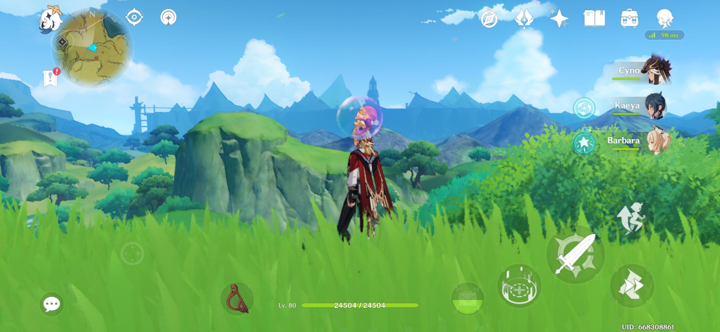 When I was at the border I saw this. Genshin Impact | HoYoLAB