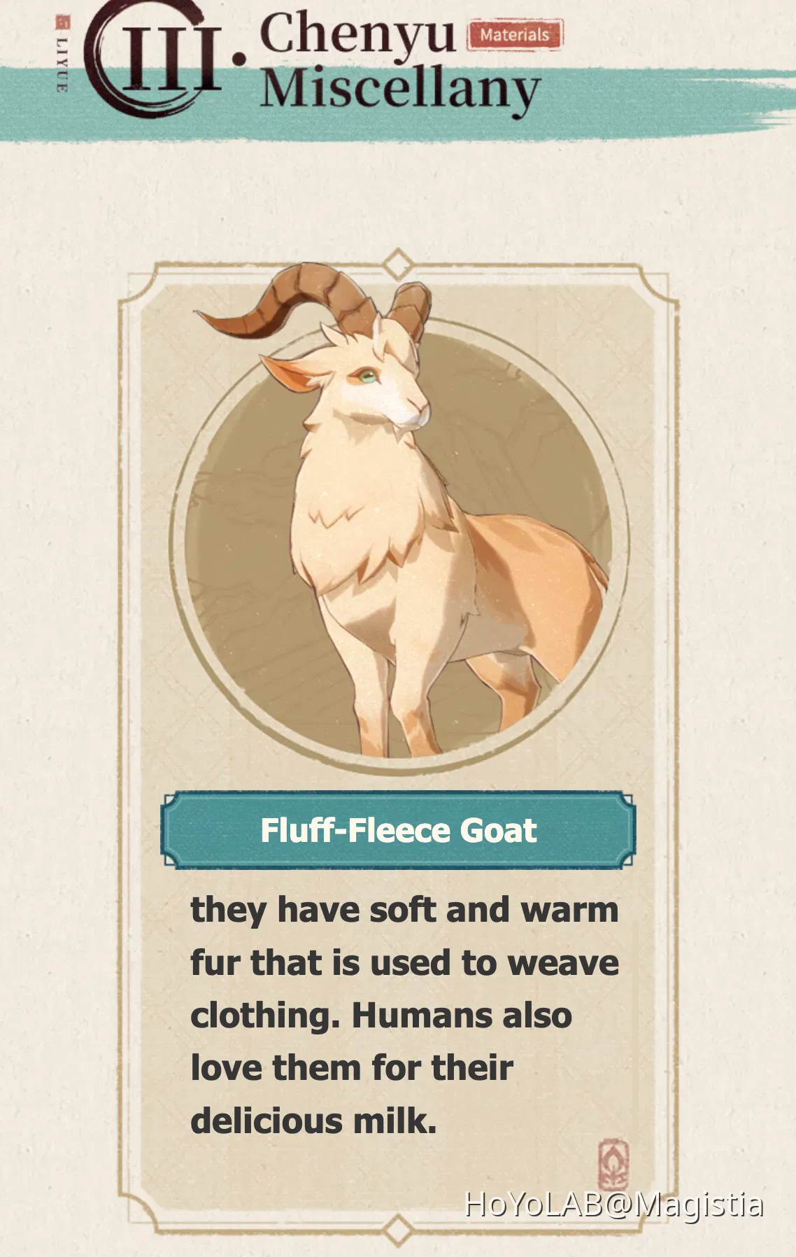 For the next Genshin update, I'm terribly excited to see the goat in ...