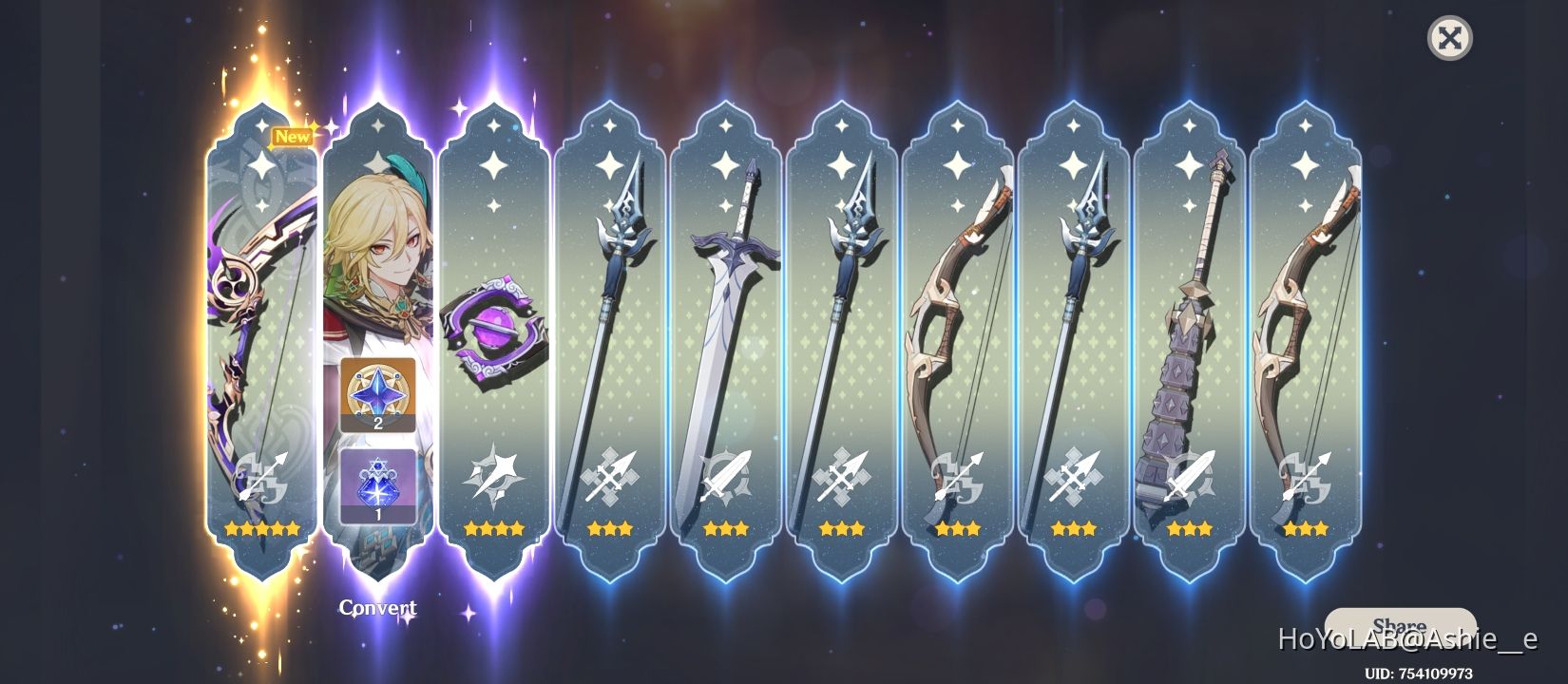 All i wanted was Ei weapon😭 Genshin Impact | HoYoLAB