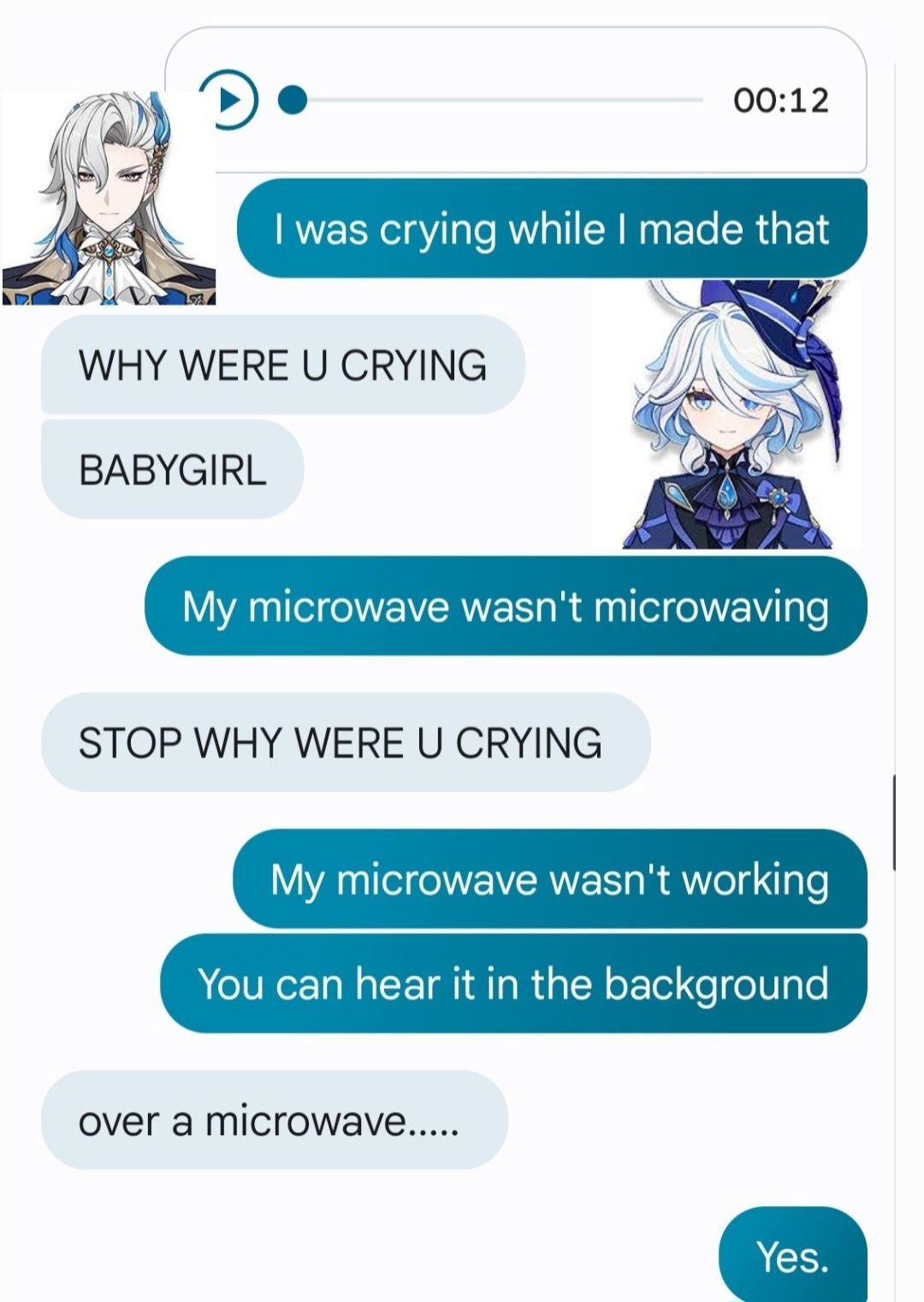 Genshin characters as my texts Genshin Impact | HoYoLAB